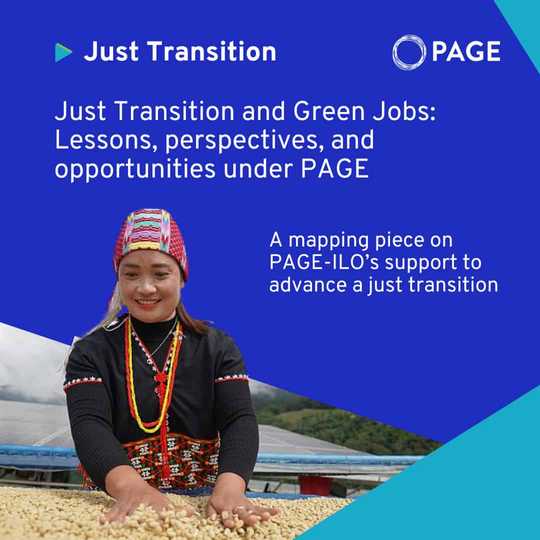 What is PAGE doing to promote a Just Transition? - UN PAGE ...